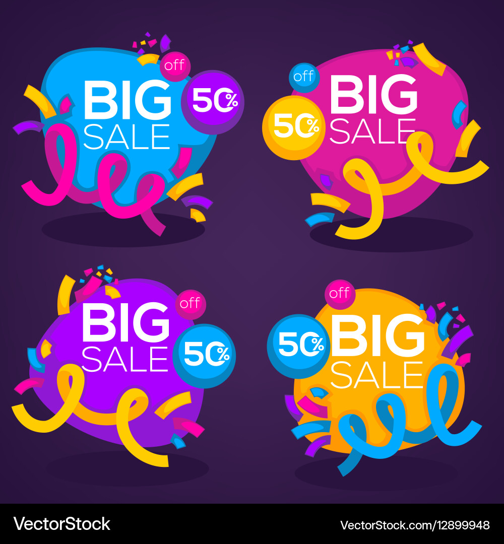Big sale Royalty Free Vector Image - VectorStock