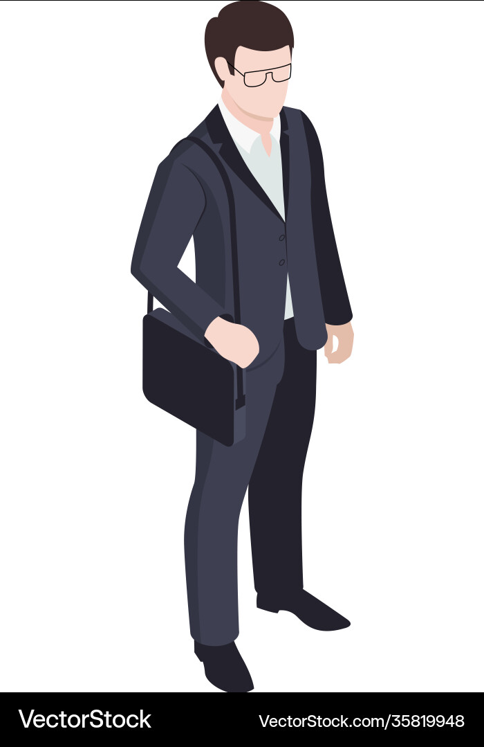 Business man icon Royalty Free Vector Image - VectorStock