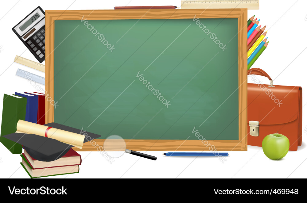Green board Royalty Free Vector Image - VectorStock