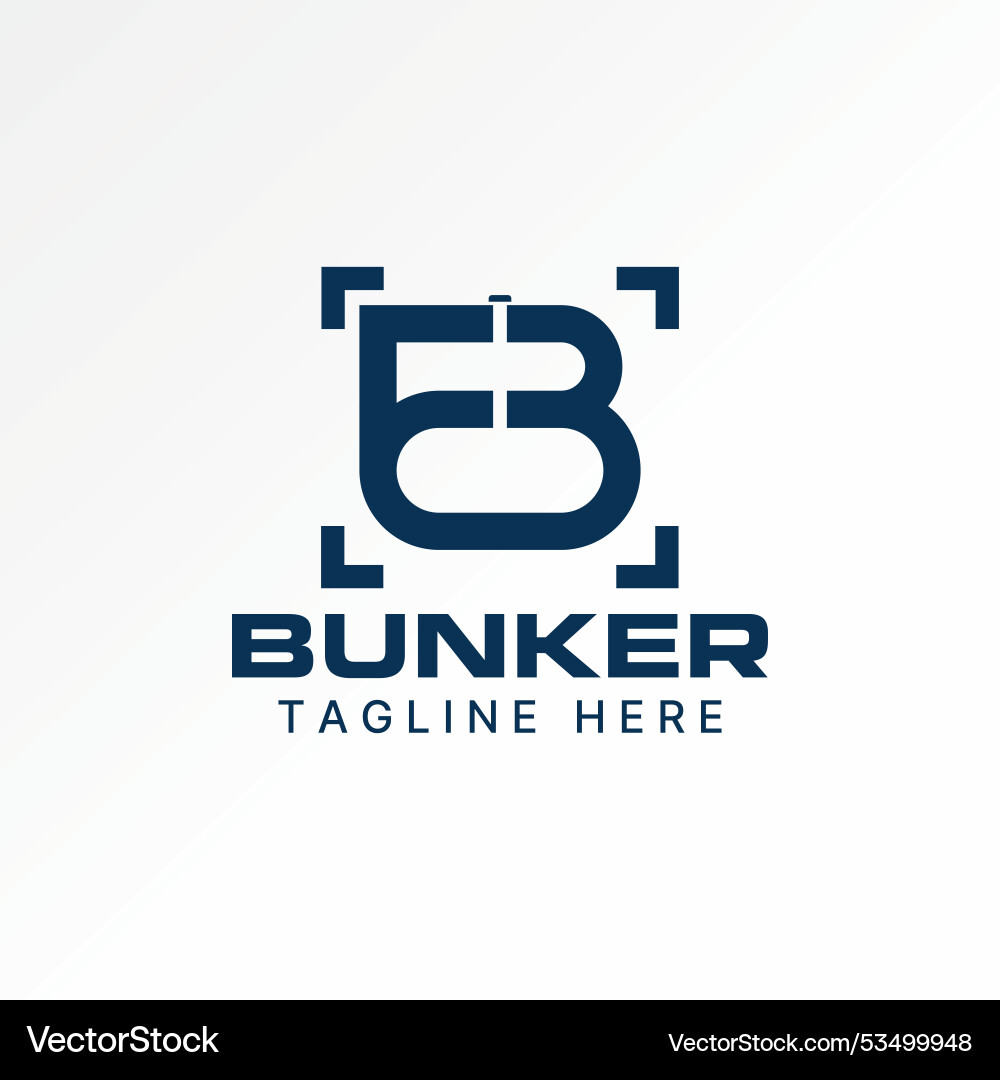 Initial b septic storage tank bunker water tower Vector Image