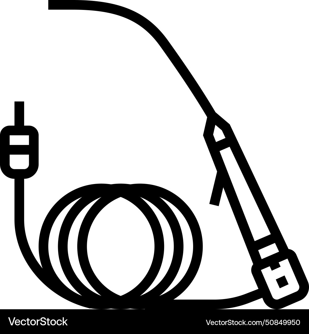 Cystoscope urology line icon Royalty Free Vector Image