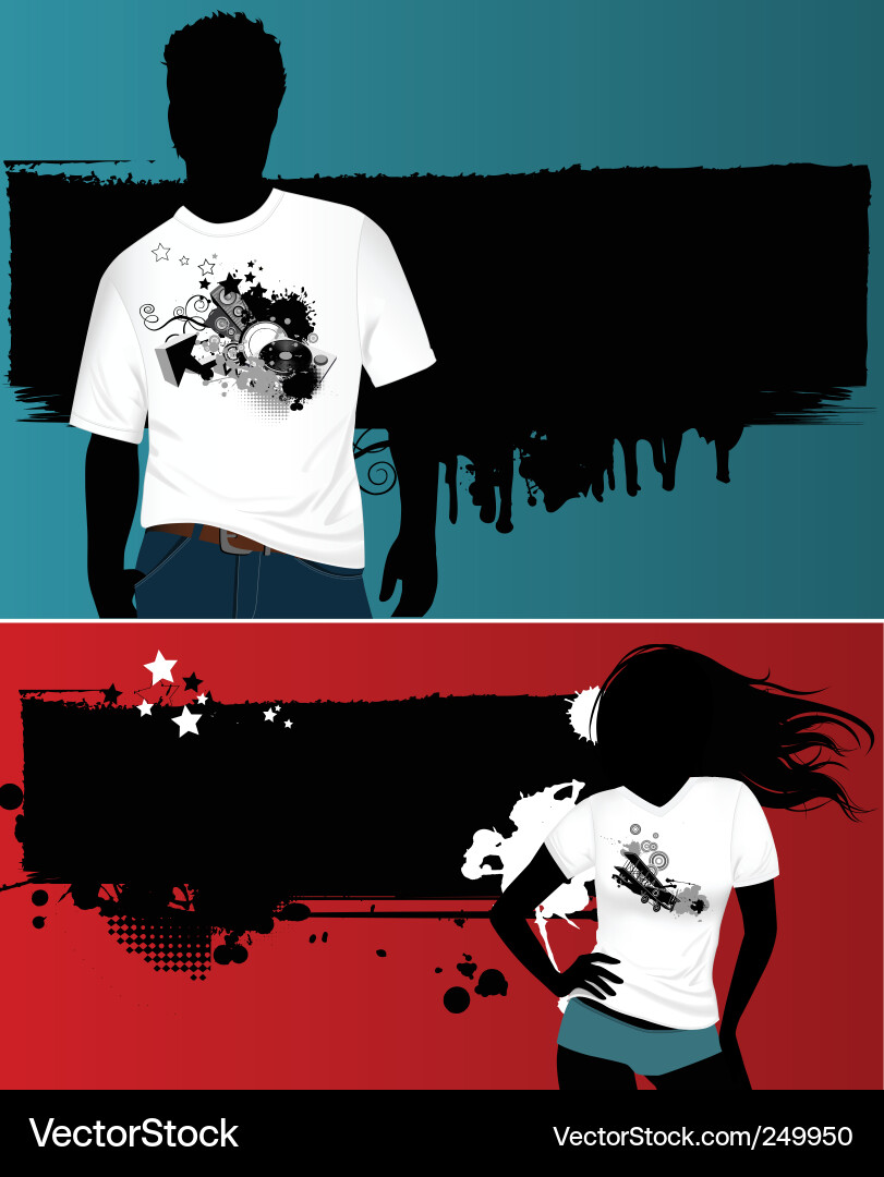 Grunge t-shirt design Royalty Free Vector Image