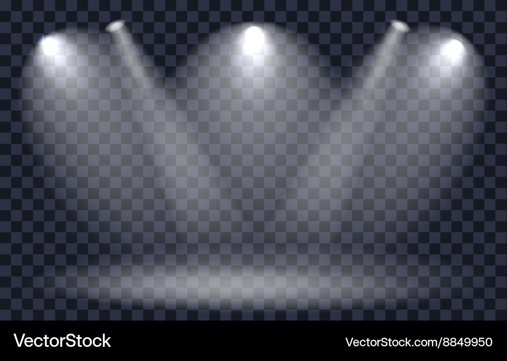 Lichteffekt-Strahler mit transparentem Hintergrund