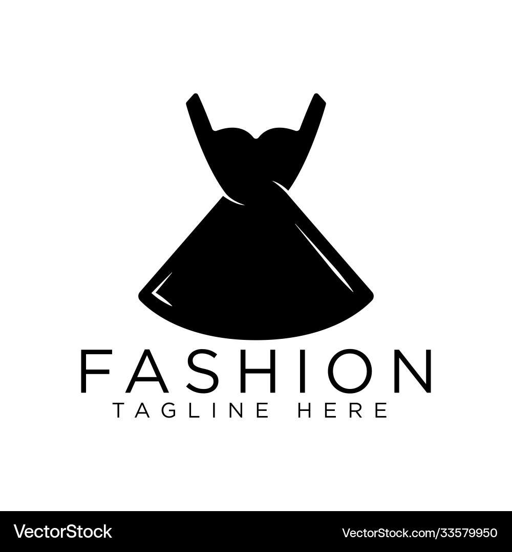 Luxury fashion logo design idea Royalty Free Vector Image