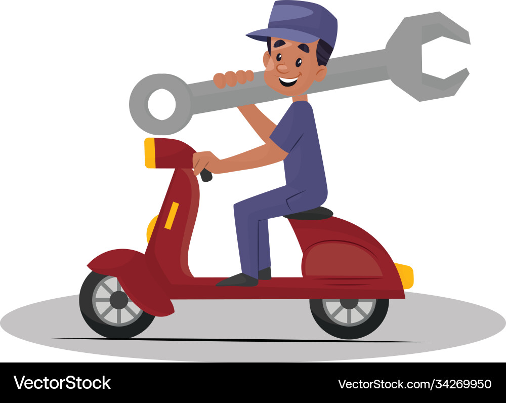 Mechanic Royalty Free Vector Image - VectorStock