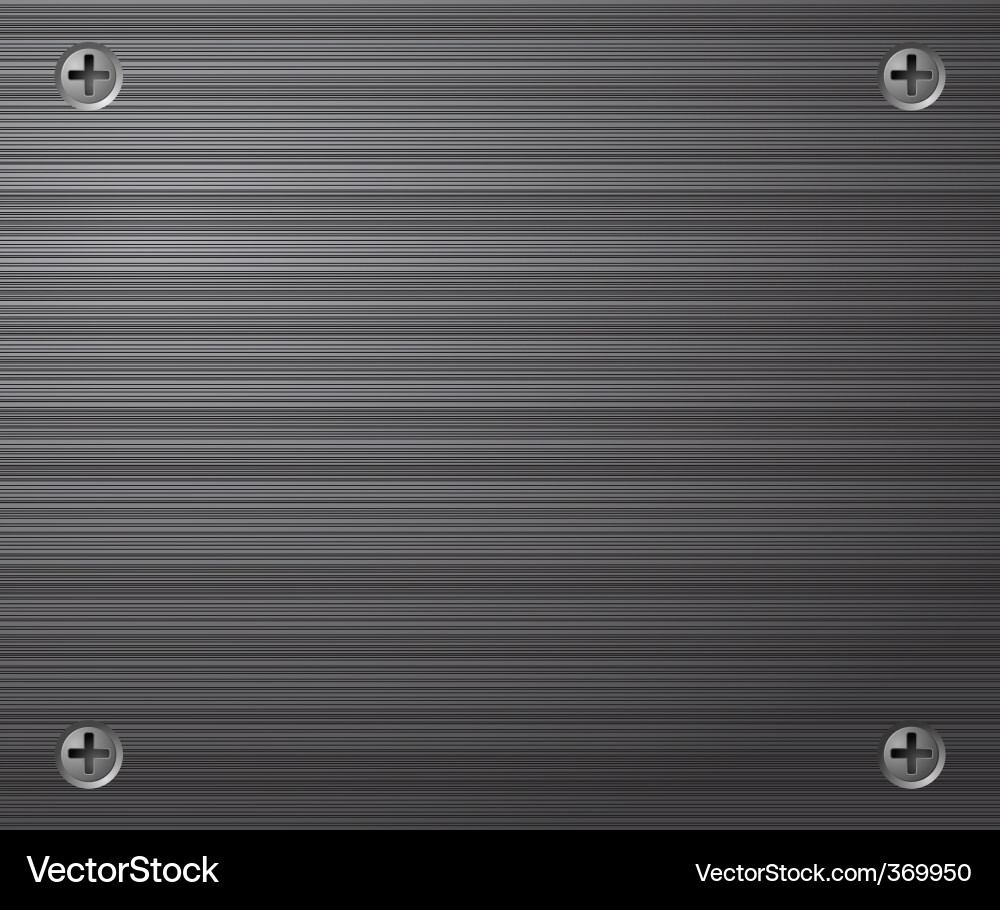 Metallic Gray Metal Background Royalty Free Vector Image
