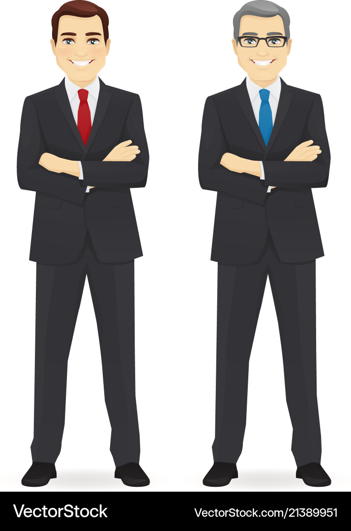 Business People Set - Diverse Professionals Vector Image