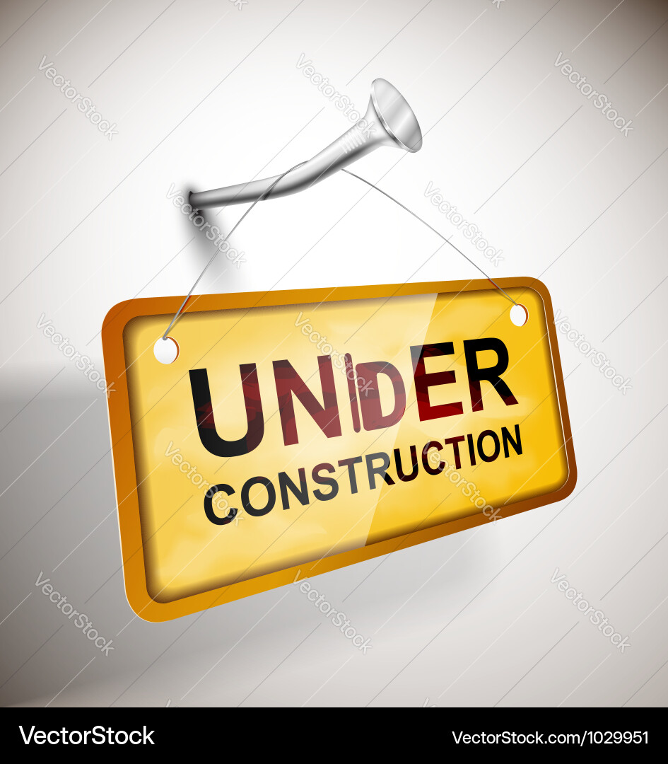 Under construction Royalty Free Vector Image - VectorStock
