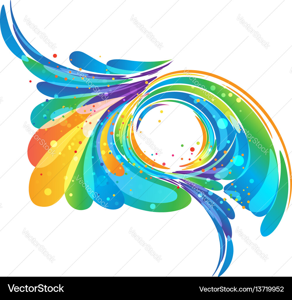 Abstract colorful frame background Royalty Free Vector Image