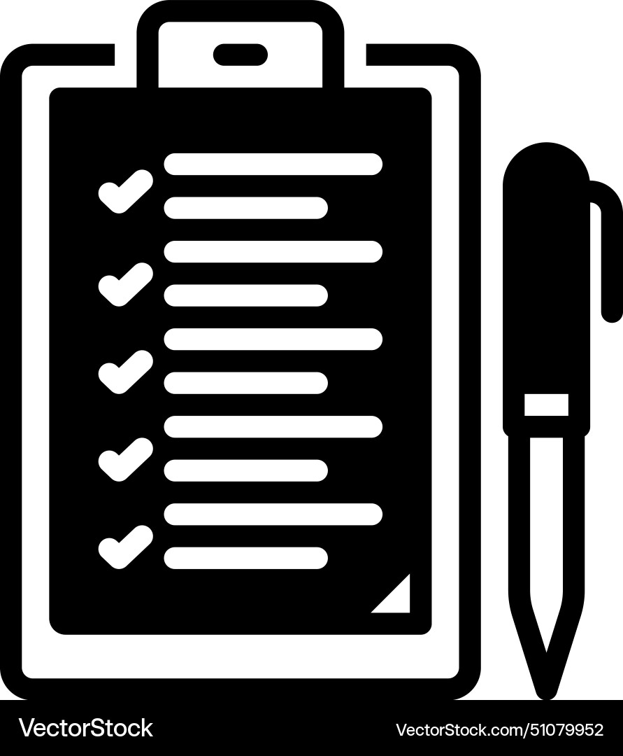Checklist Royalty Free Vector Image - VectorStock