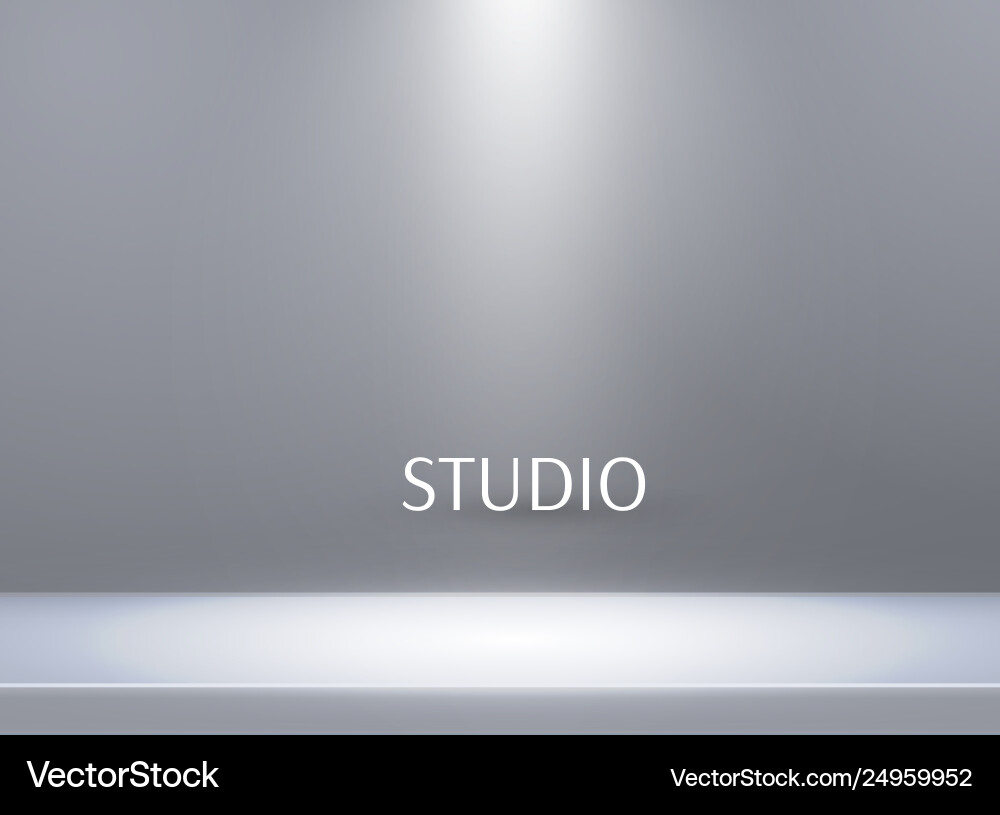 Color studio table Royalty Free Vector Image - VectorStock