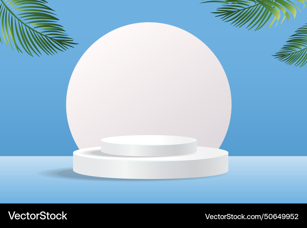 Simple podium background Royalty Free Vector Image