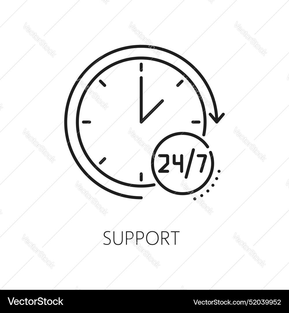 Support icon logistics client service assistance Vector Image