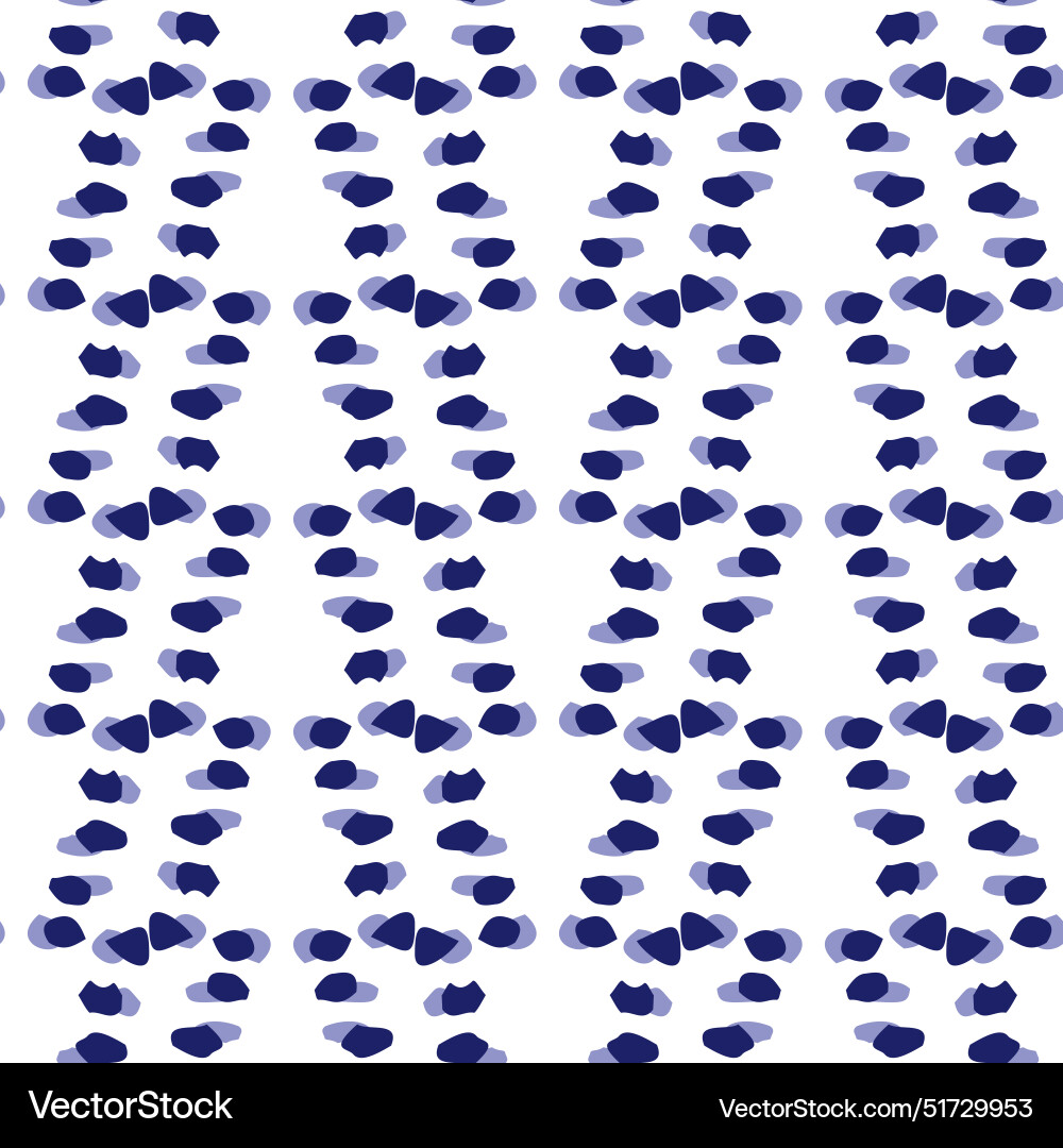 Indigo blue to dye effect abstract seamless Vector Image