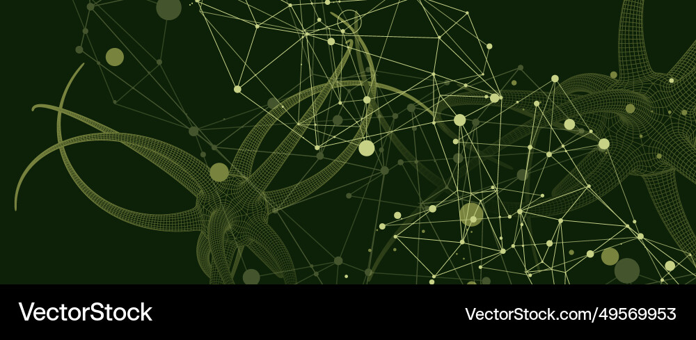 Microbiology science microscopic bacteria Vector Image