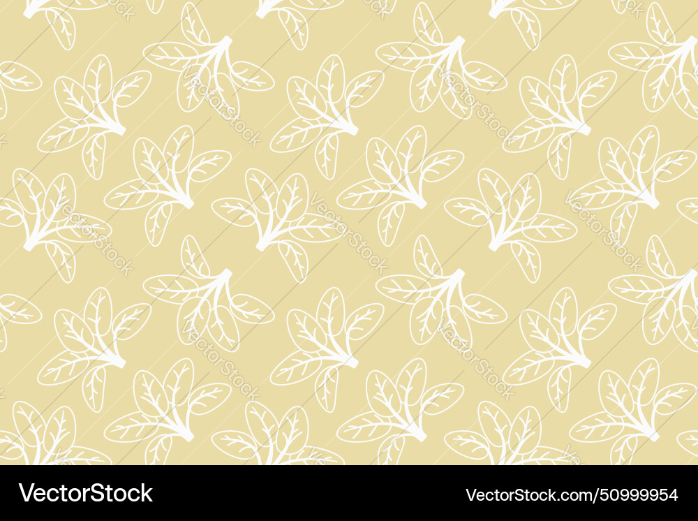 Hand drawn floral pattern design simple ornament Vector Image