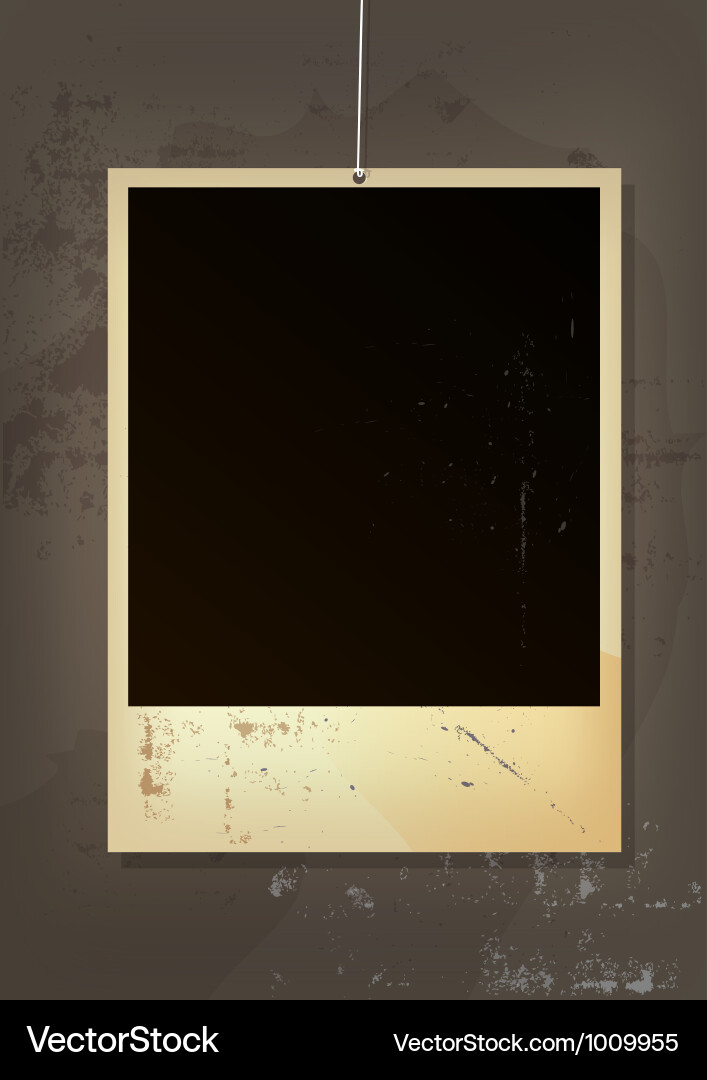 Old picture frame Royalty Free Vector Image - VectorStock