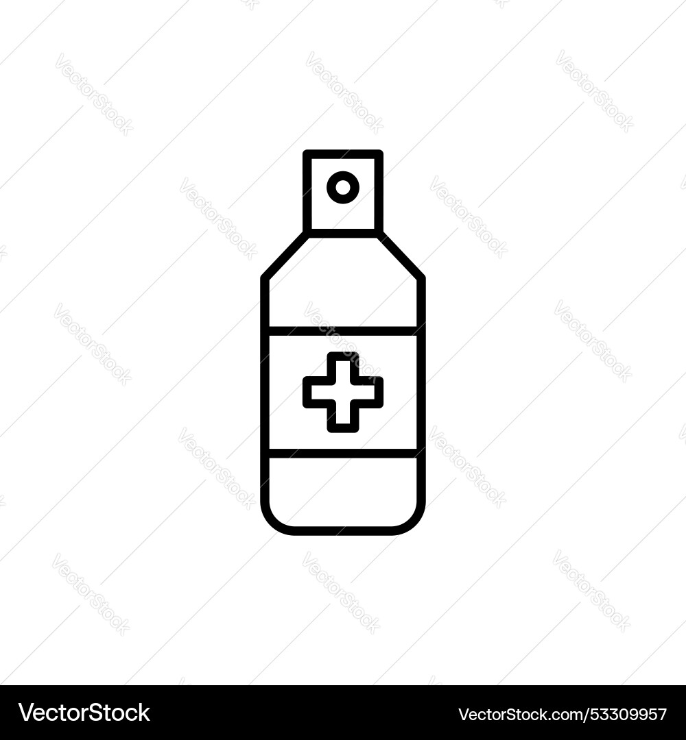 Medical pump icon isolated on white background Vector Image
