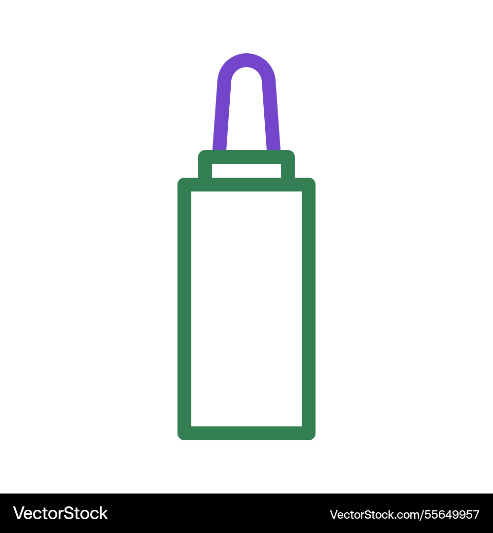 Minimalist style squeeze bottle Royalty Free Vector Image