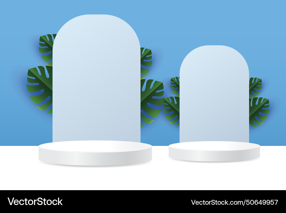 Simple podium background Royalty Free Vector Image