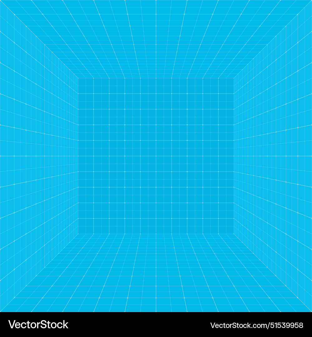 Perspective laser grid Royalty Free Vector Image
