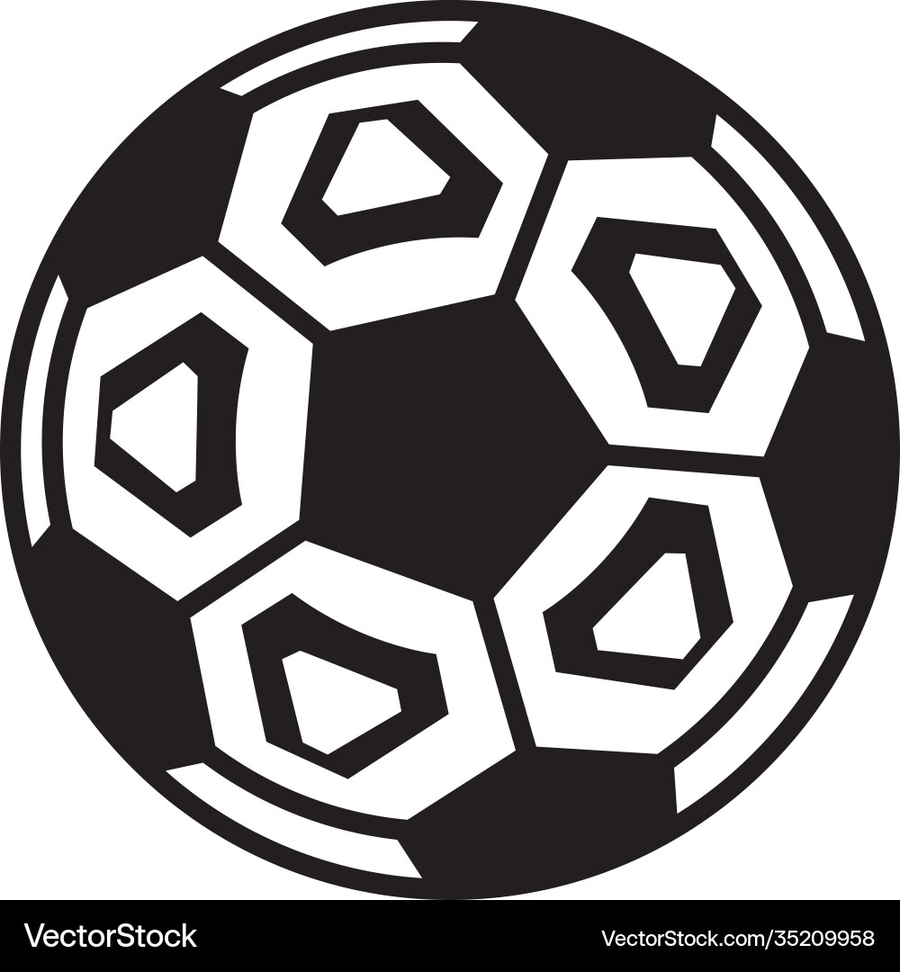 Soccer ball Royalty Free Vector Image - VectorStock