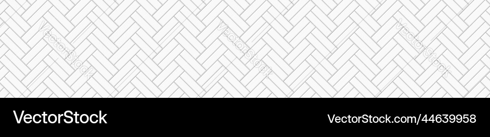 White double herringbone tile seamless pattern Vector Image