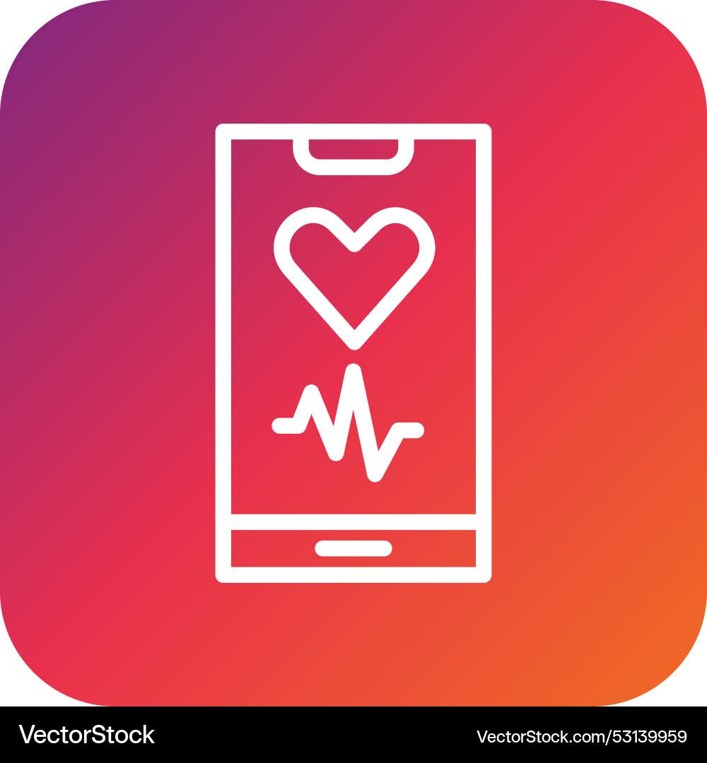 Heart rate icon design Royalty Free Vector Image