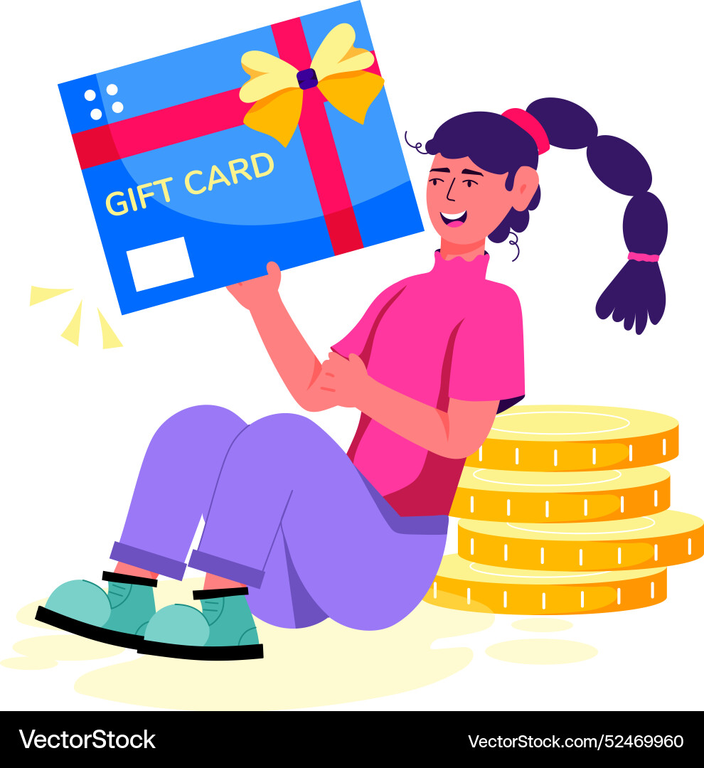 Gift card Royalty Free Vector Image - VectorStock