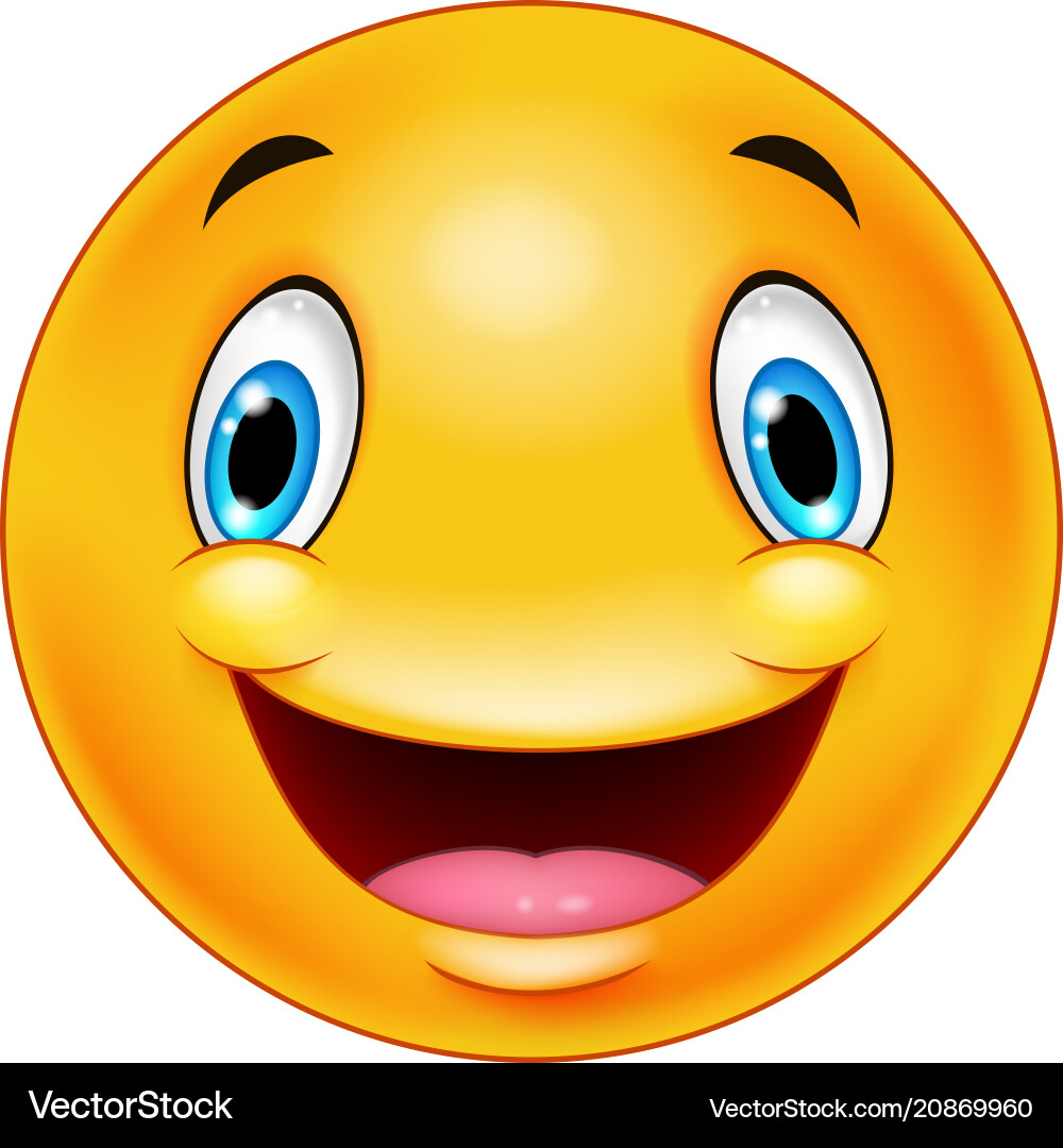 Emoji Face Happy Pleased Icon