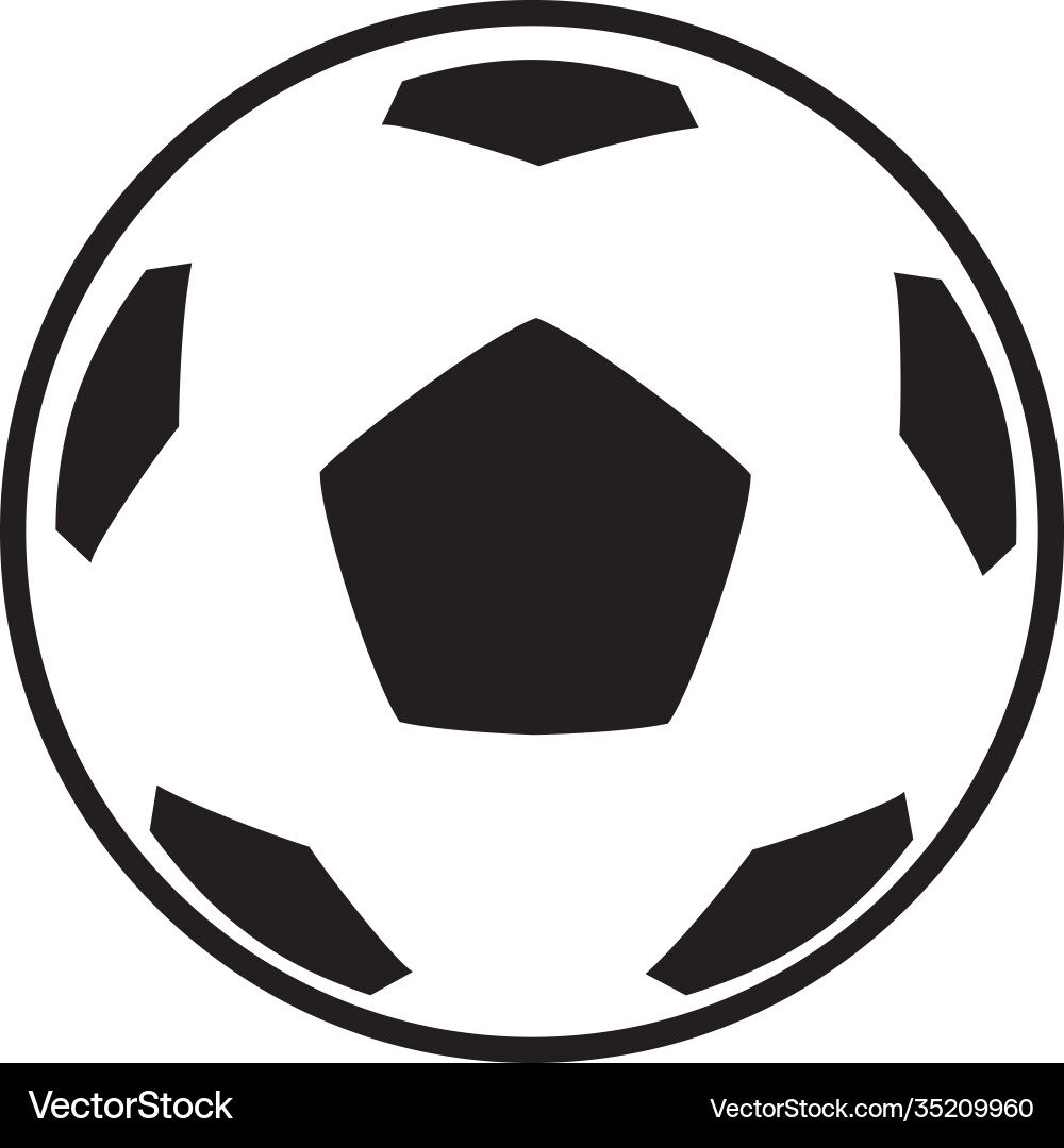 Soccer ball Royalty Free Vector Image - VectorStock