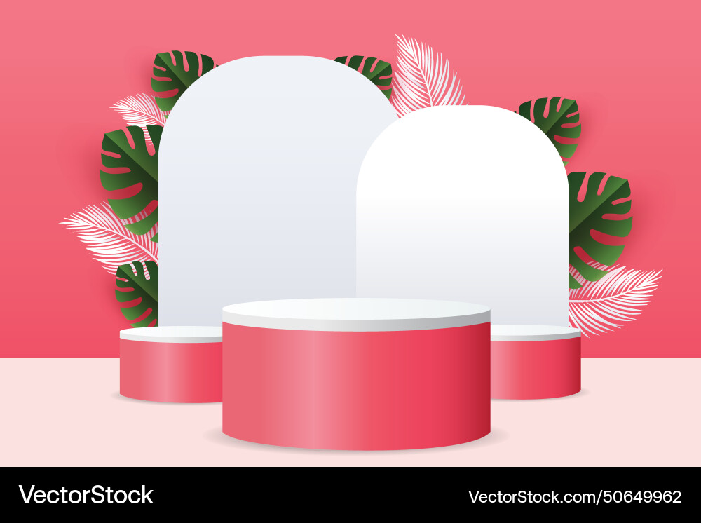 Simple podium background Royalty Free Vector Image