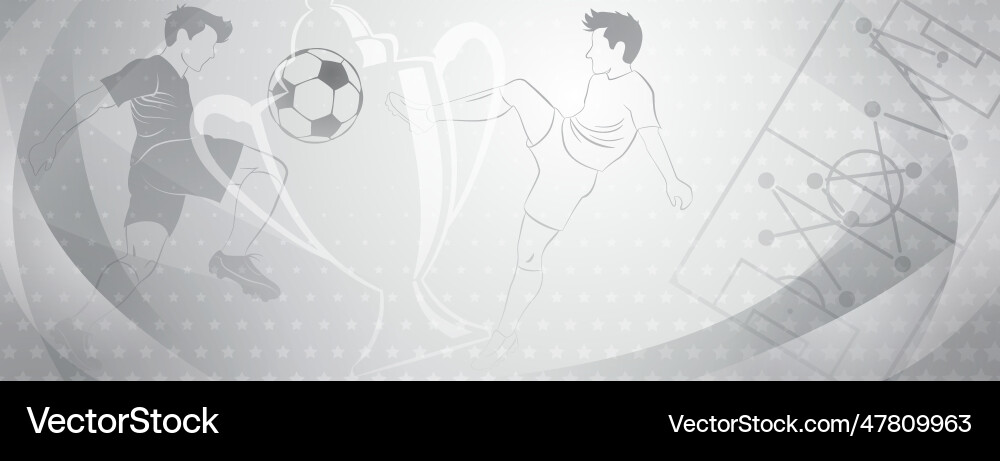 Abstract soccer background Royalty Free Vector Image