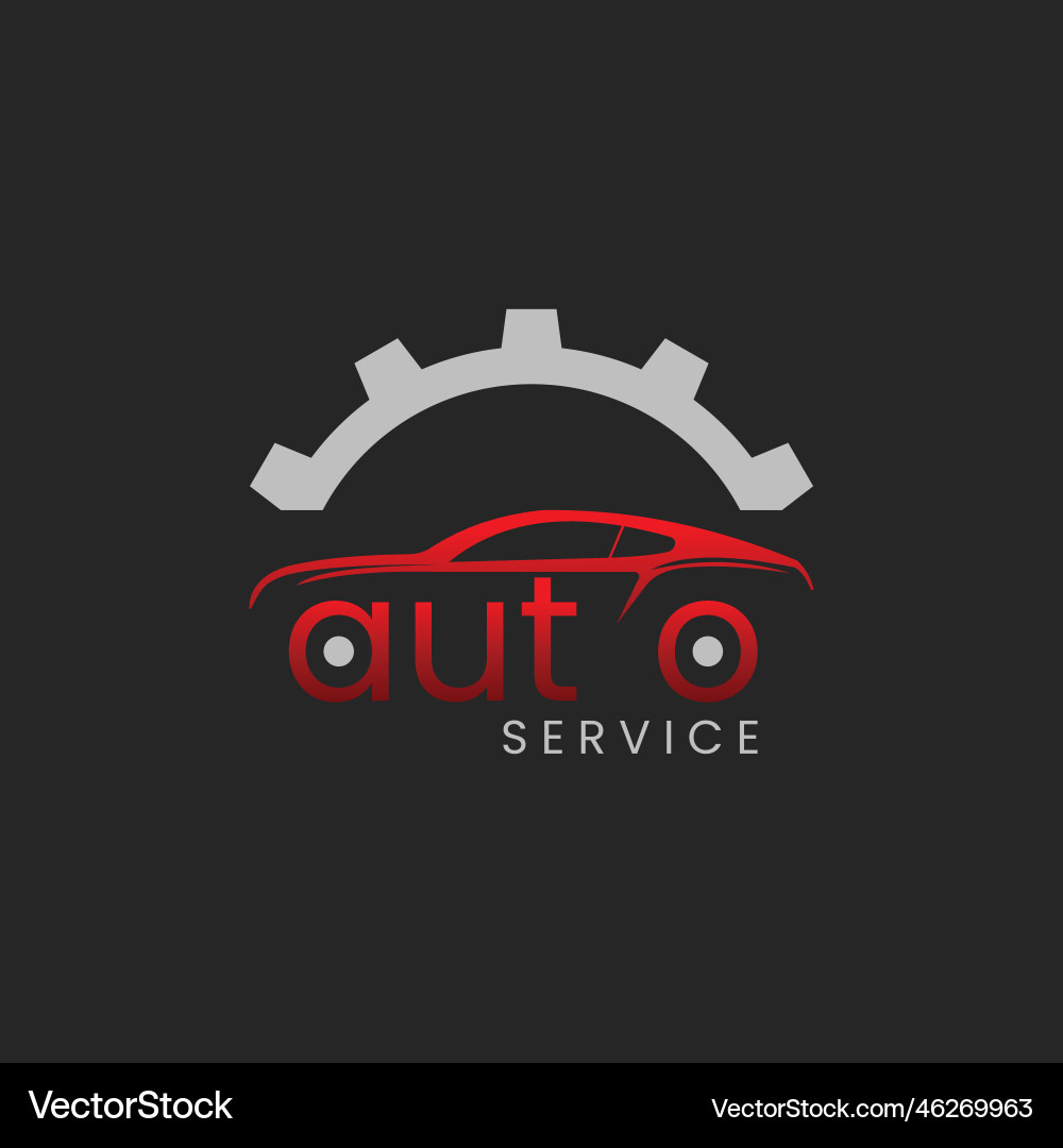 Automotive Service Logo Royalty Free Vector Image
