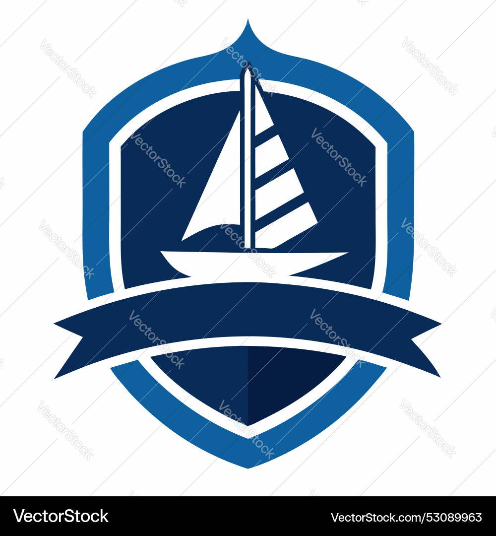 Logo sailing club Royalty Free Vector Image - VectorStock