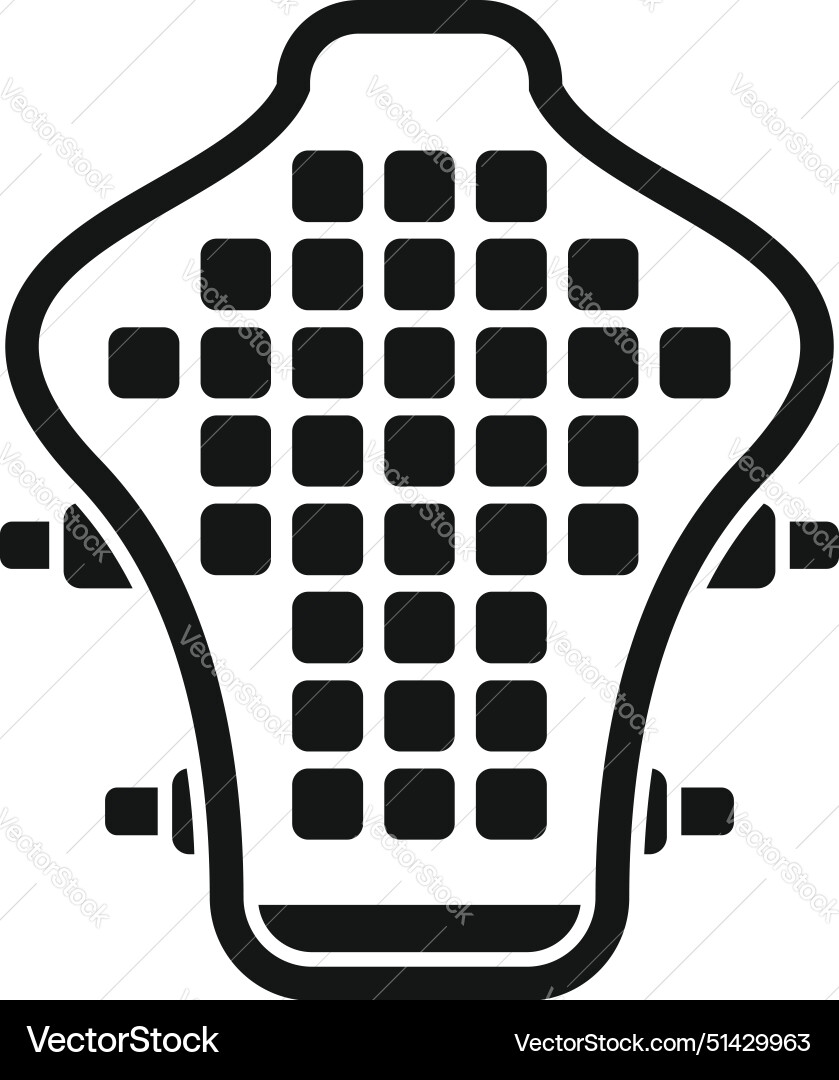 Protective gear padding Royalty Free Vector Image