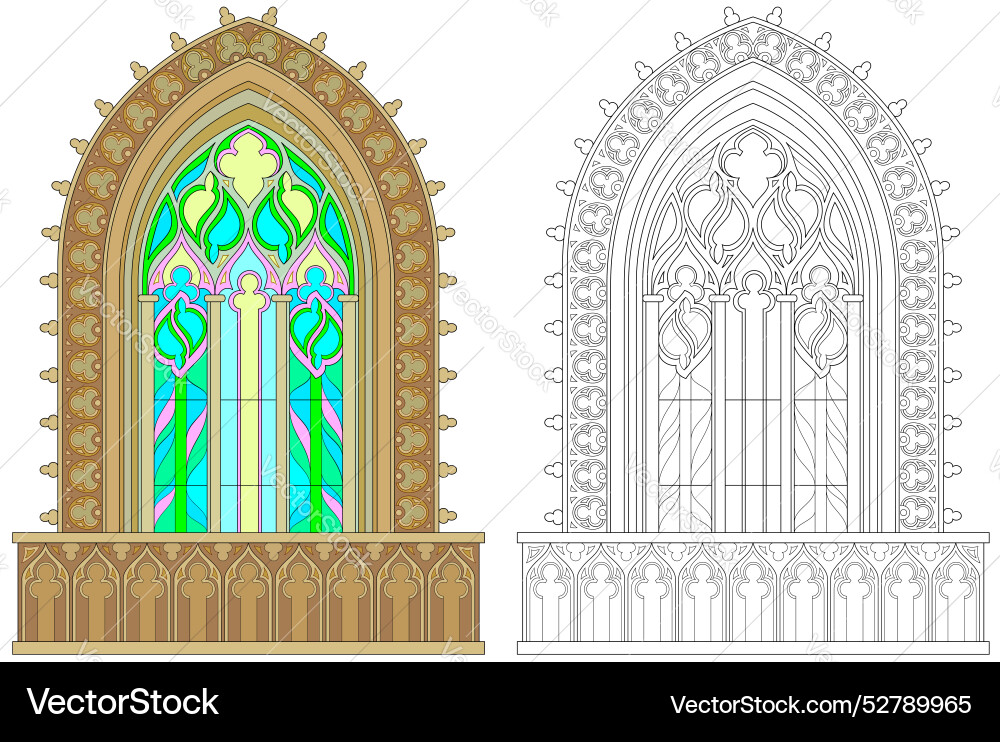 Colorful and black white pattern for coloring Vector Image