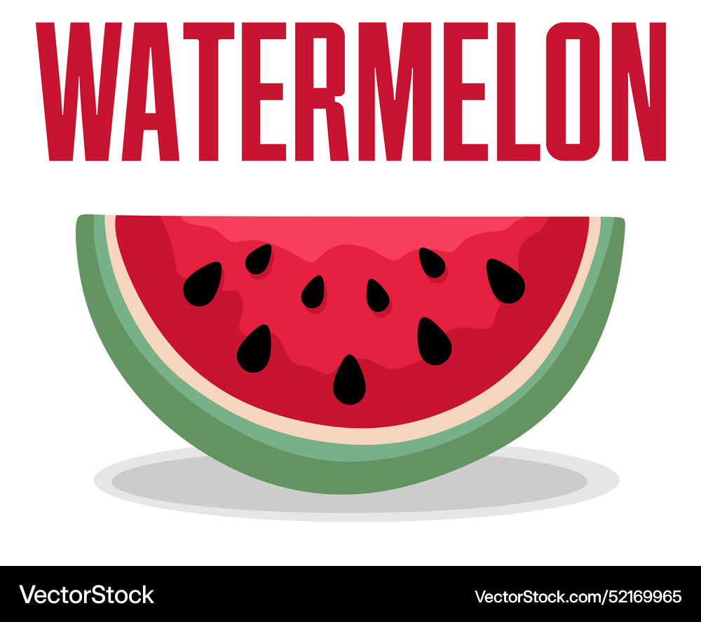 Happy watermelon day with delicious Royalty Free Vector