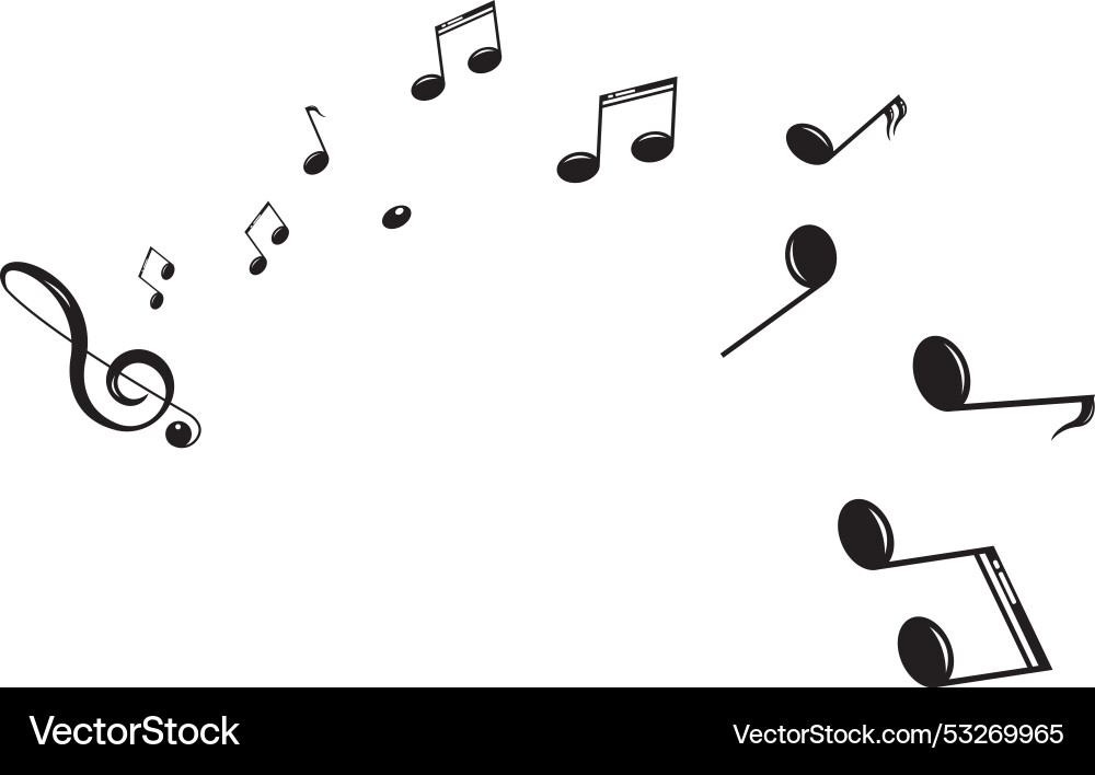 Music note icon Royalty Free Vector Image - VectorStock