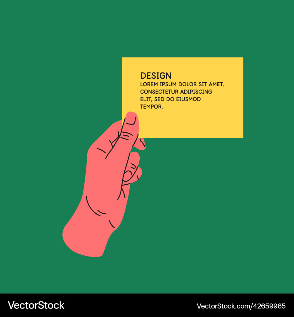 Trending graphics a person s hands hold Royalty Free Vector