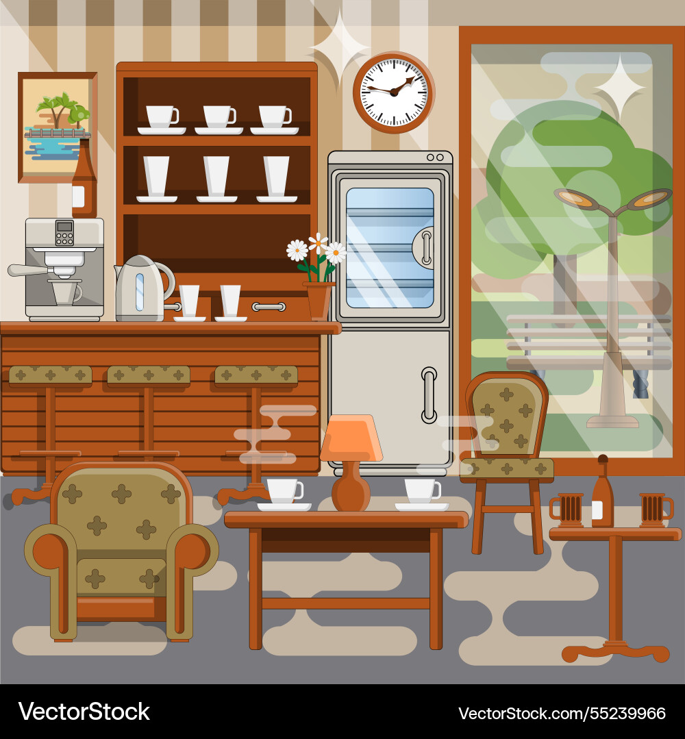 Cafe Royalty Free Vector Image - VectorStock