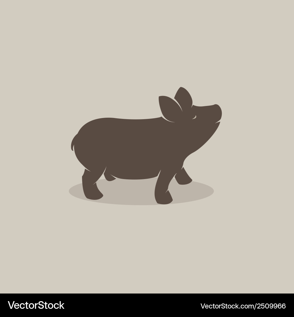 Pig 1p Royalty Free Vector Image - VectorStock