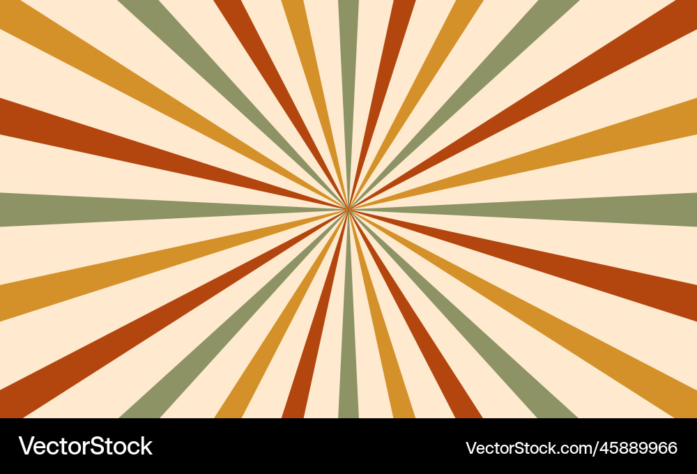 Retro groovy background abstract colourful Vector Image