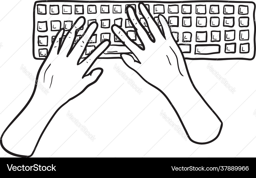 Typing icon Royalty Free Vector Image - VectorStock