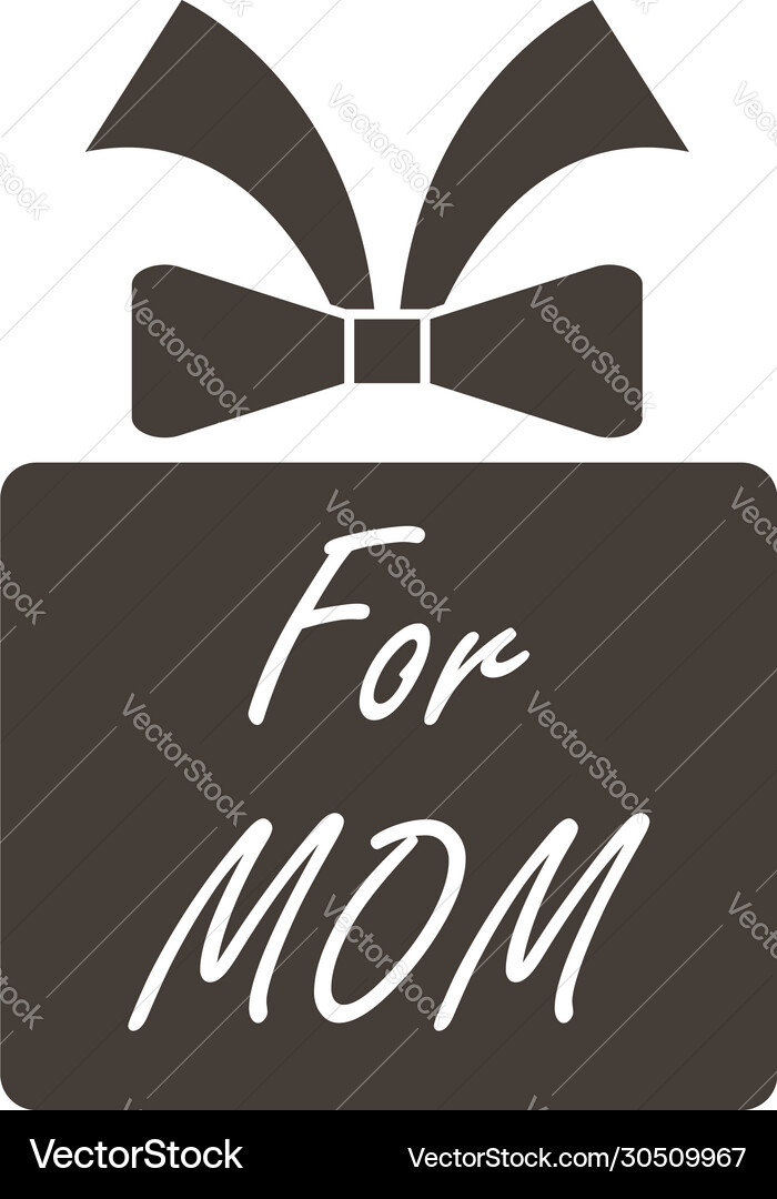 Mothers day emblem Royalty Free Vector Image - VectorStock