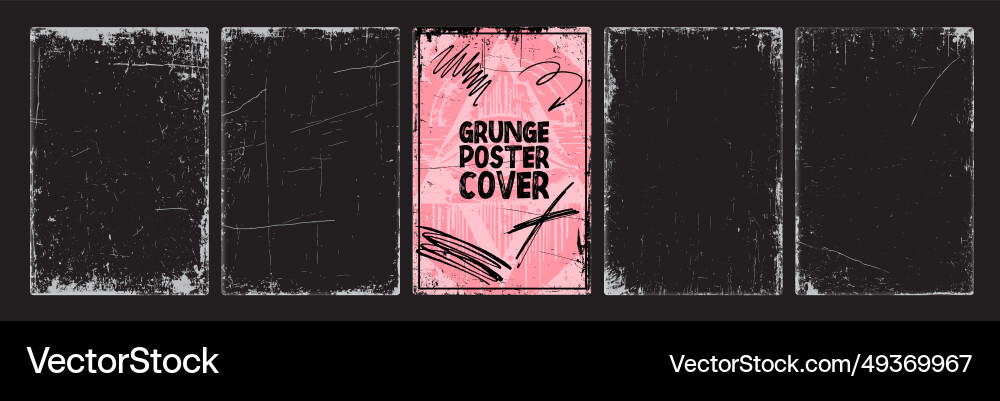 Vintage grunge paper texture old worn overlay Vector Image