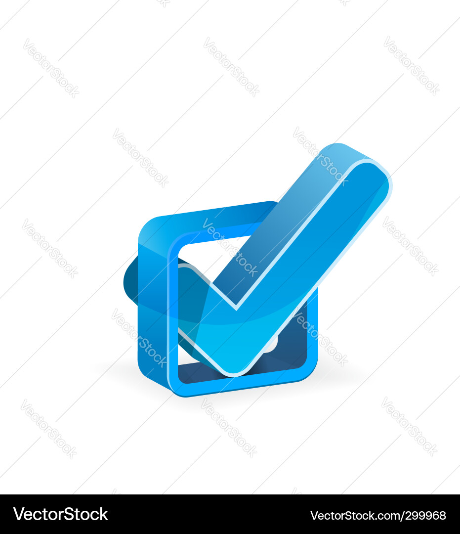 Check mark Royalty Free Vector Image - VectorStock