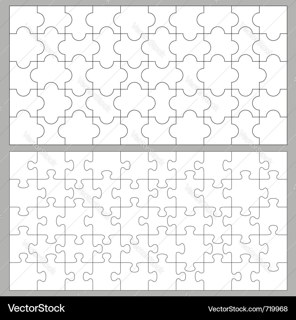 Puzzles Royalty Free Vector Image - VectorStock