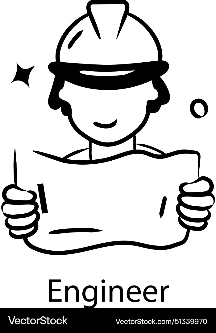 Engineer Royalty Free Vector Image - VectorStock