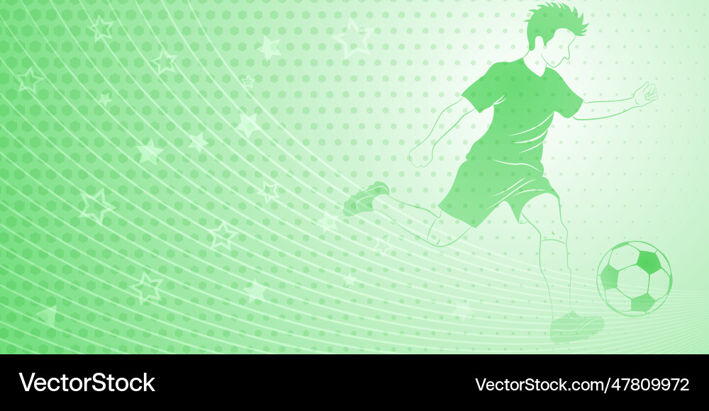 Abstract soccer background Royalty Free Vector Image